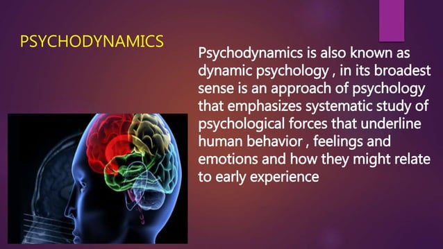 Psychodynamic theory of personality | PPTX | Science