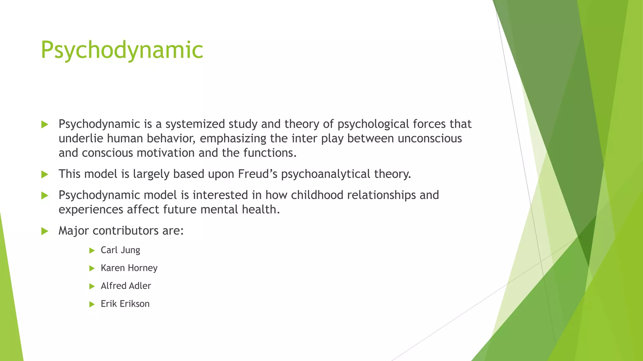 Psychodynamic | PPTX