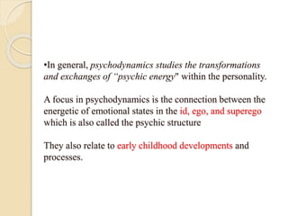 Psychodynamic paradigm of abnormal behavior | PPTX | Medical Health