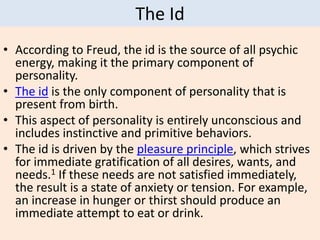 PSYCHODYNAMIC APPROACH.pptx | Mental Health | Diseases and Conditions