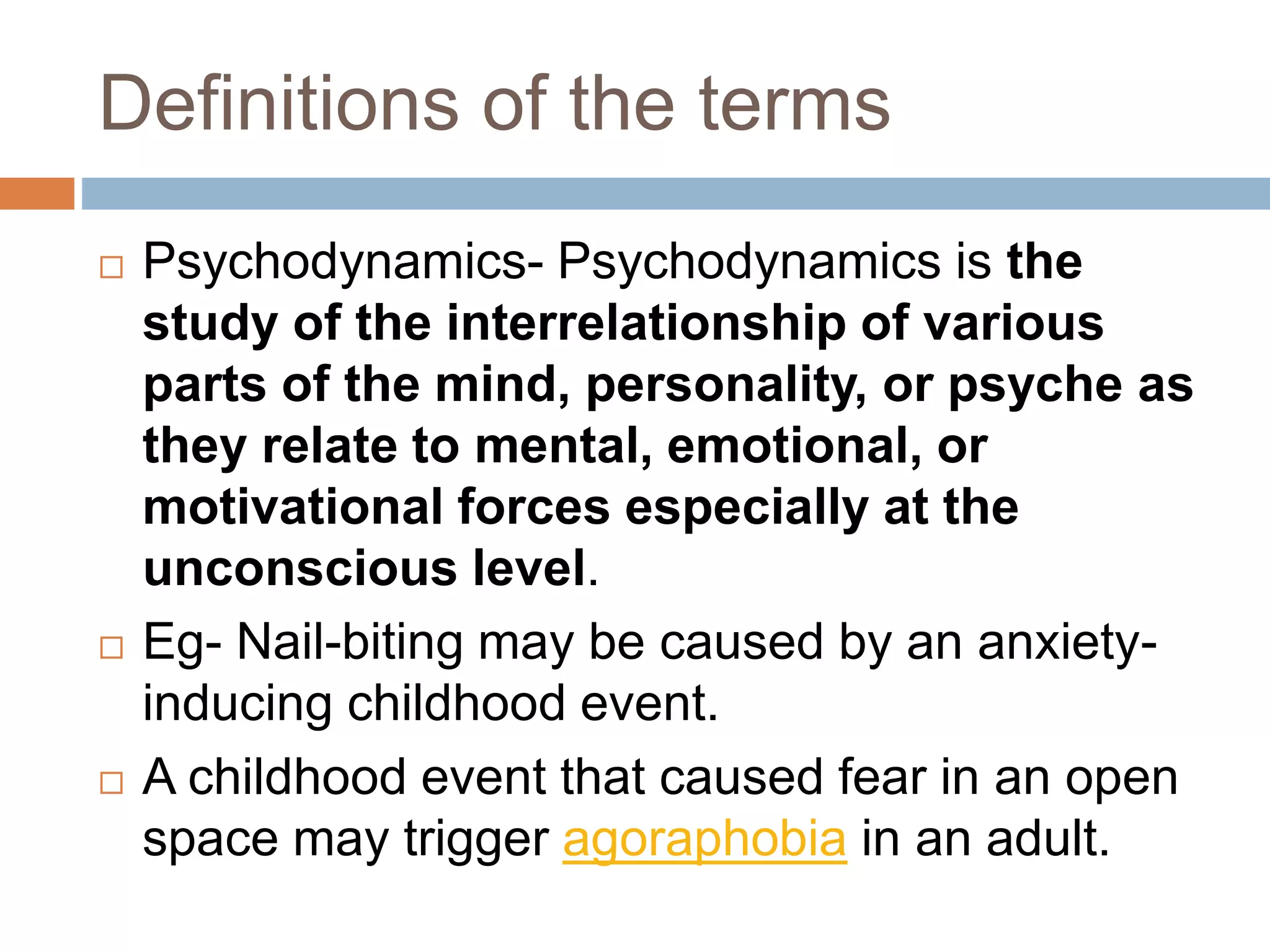 Psychodynamic Approach in Creativity.pptx | Parenting | Family and ...