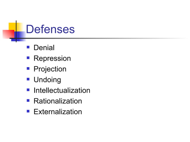 Psychodynamic Formulation Revised | PPT
