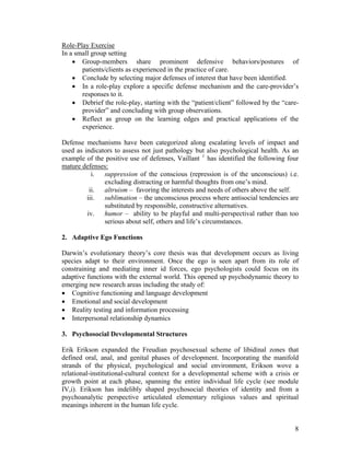 Psychodynamic perspectives on_personality | PDF