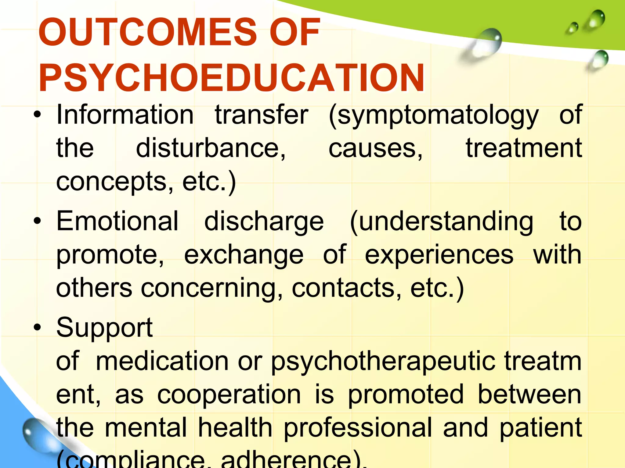Psychoeducation | PPTX
