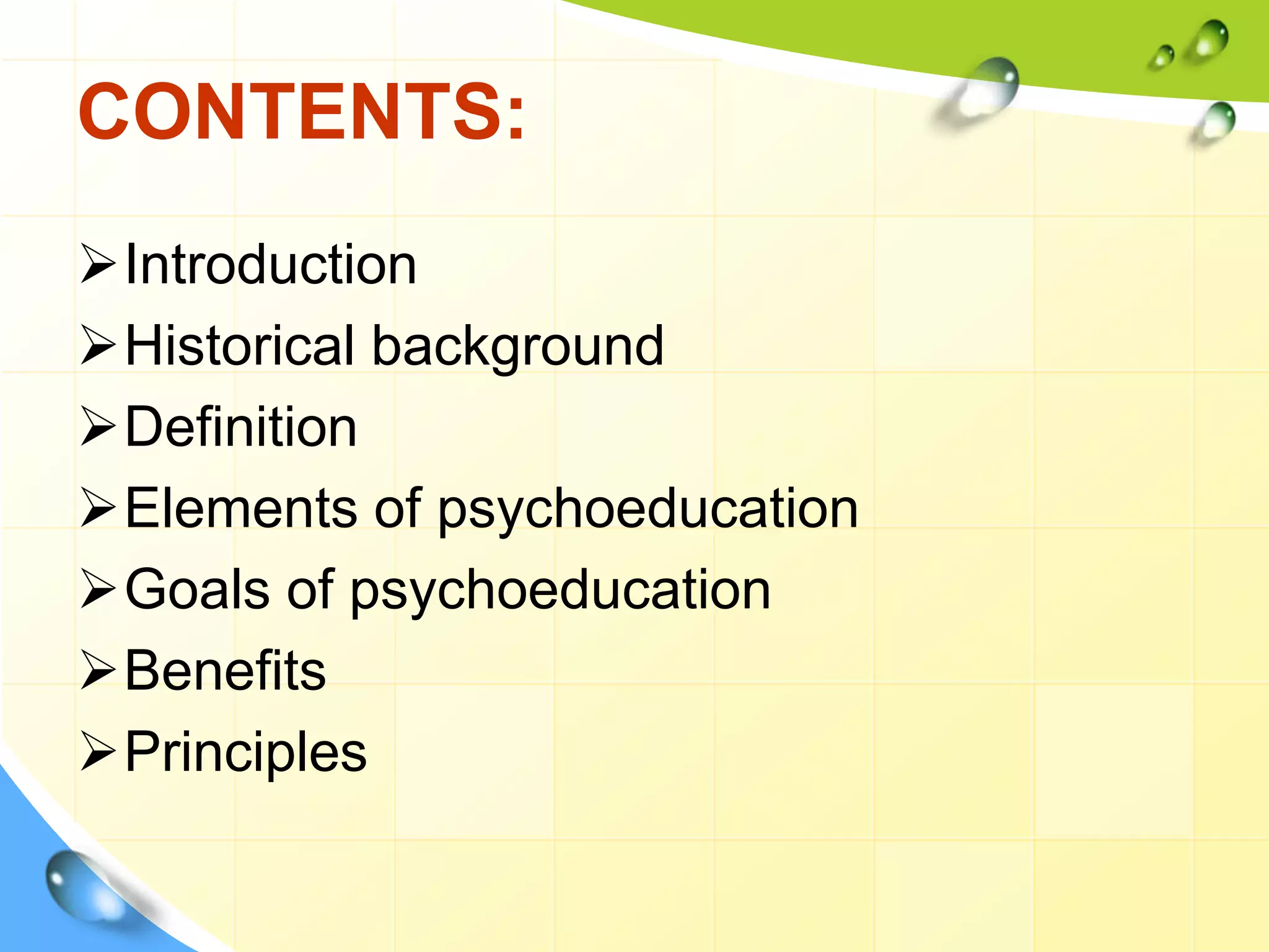 Psychoeducation | PPTX