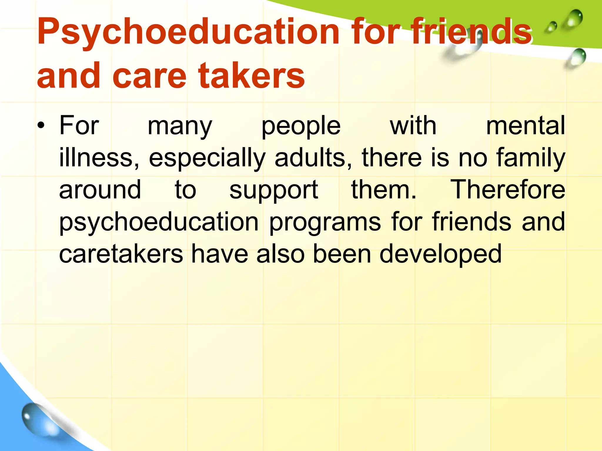 Psychoeducation | PPTX