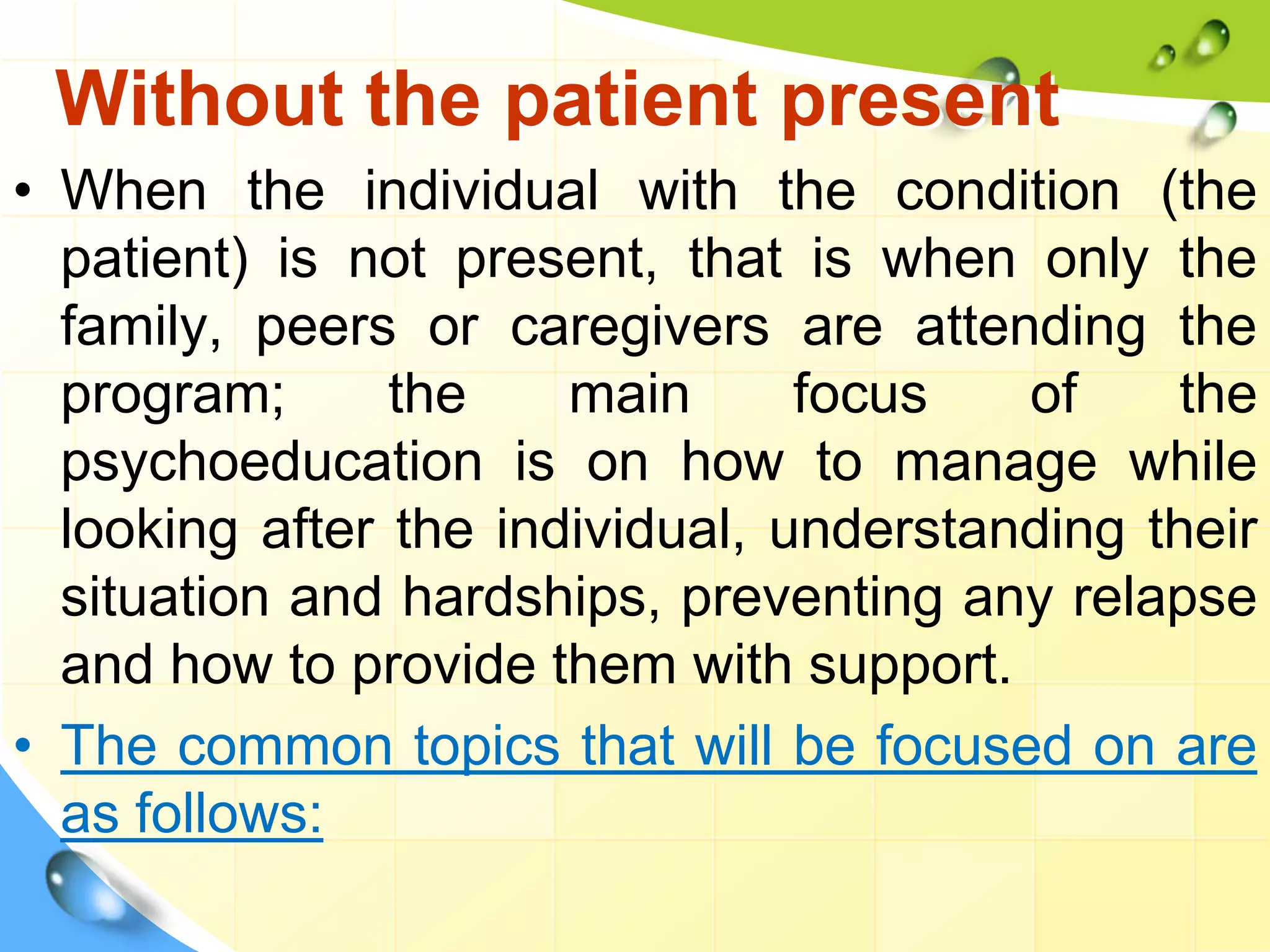 Psychoeducation | PPTX