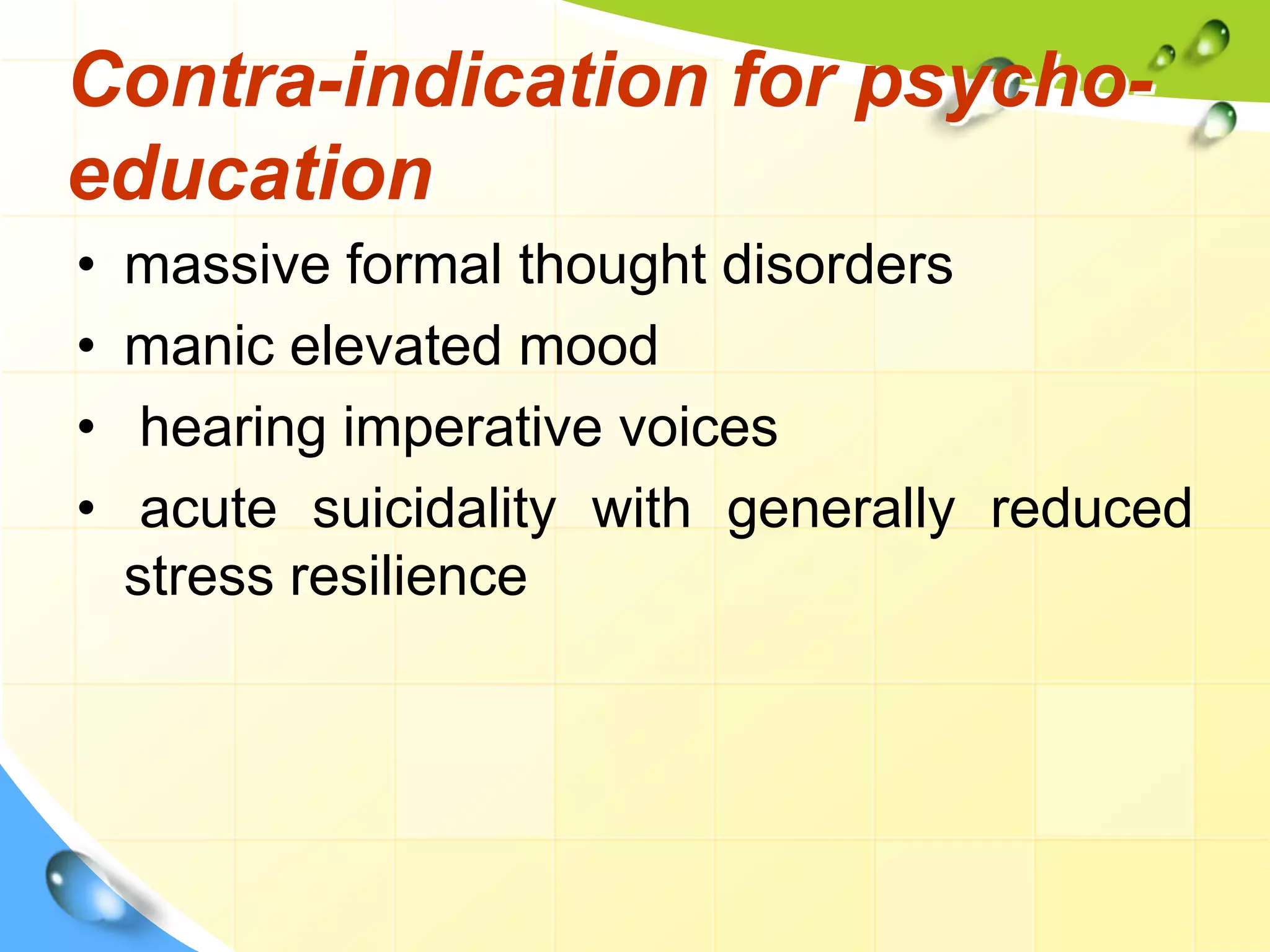 Psychoeducation | PPTX