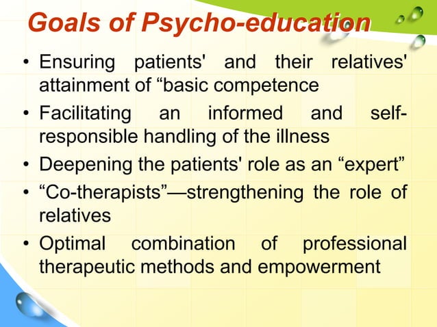 Psychoeducation | PPTX