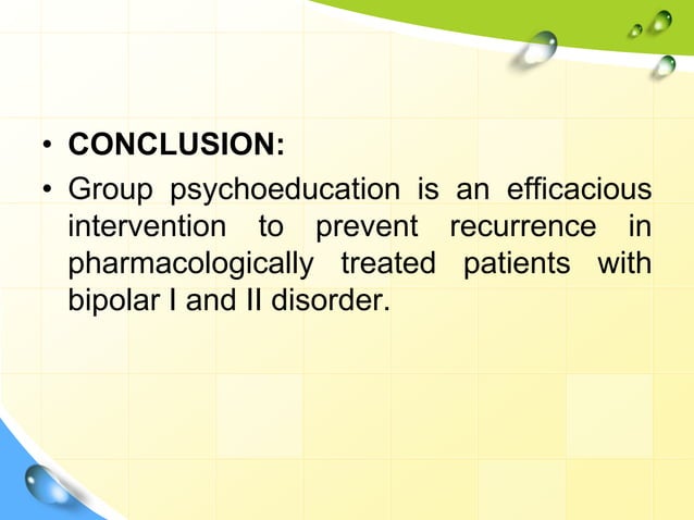 Psychoeducation | PPTX