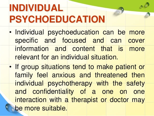 Psychoeducation