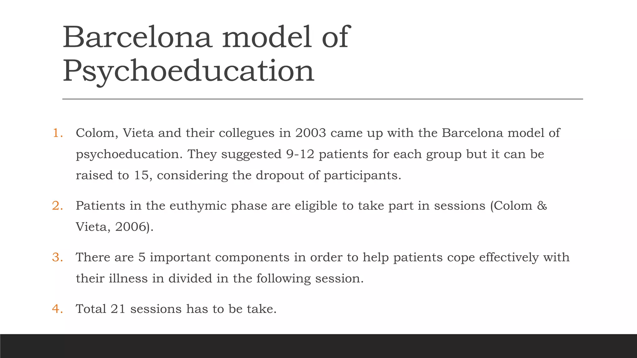 Psycho education for BPAD | PPTX