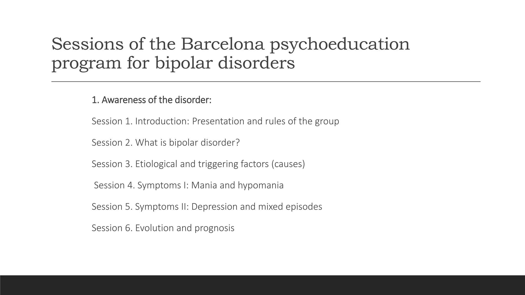 Psycho education for BPAD | PPTX