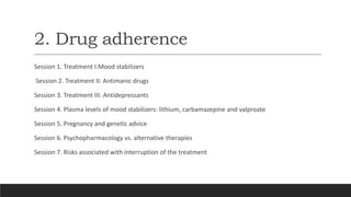 Psycho education for BPAD | PPTX