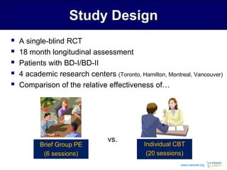 Psychoeducation or Cognitive Behavioural Therapy for Bipolar Disorder | PPT