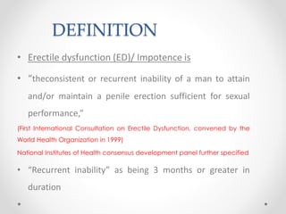 Psychogenic impotence assessment and approach | PPT