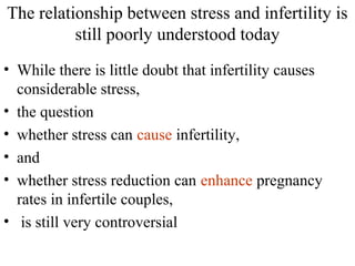 Psychogenic infertility | PPT