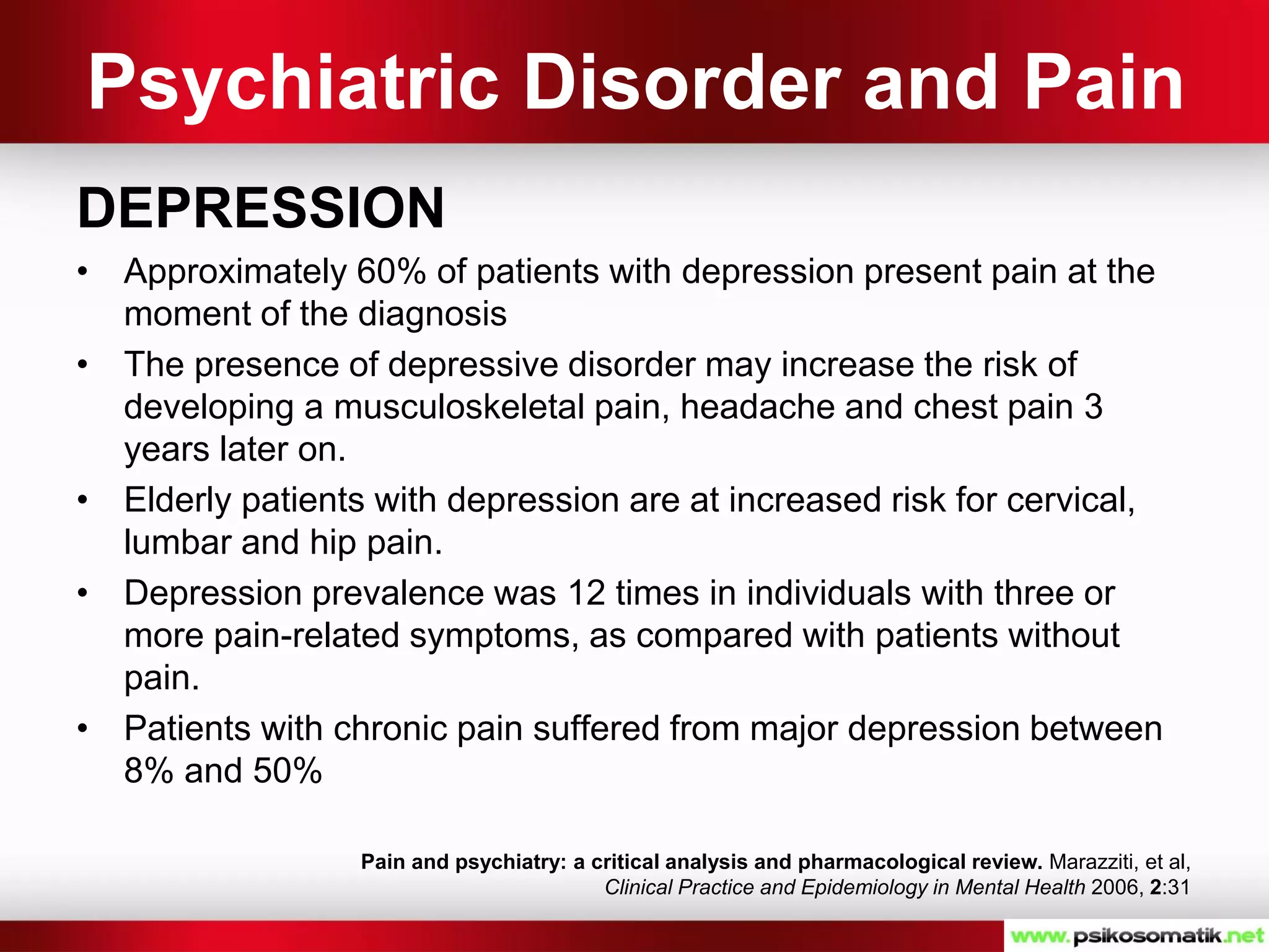 Psychogenic Pain : Psychosomatic Point of View | PDF