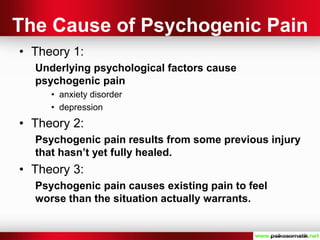 Psychogenic Pain : Psychosomatic Point of View | PDF