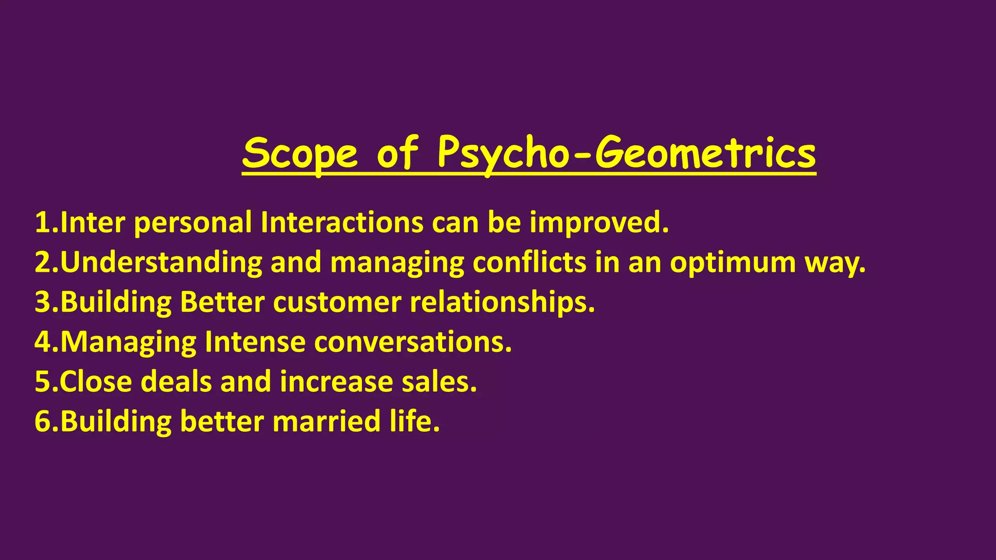 Psycho geometrics | PPTX