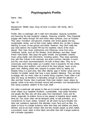 Psychographic profile | PDF