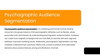 Psychographic Audience Segmentation | PDF | Marketing and Advertising ...