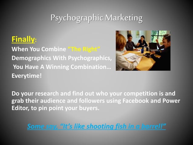 Psychographic Marketing | What You Show Know | PPT