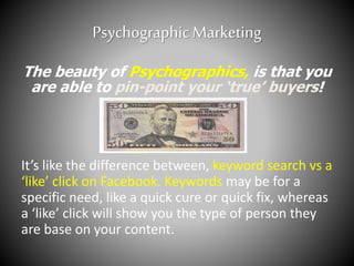 Psychographic Marketing | What You Show Know | PPTX