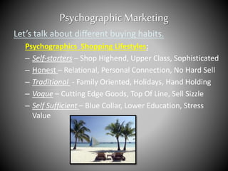 Psychographic Marketing | What You Show Know | PPTX