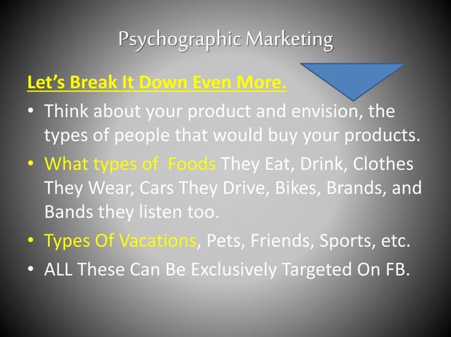 Psychographic Marketing | What You Show Know | PPT