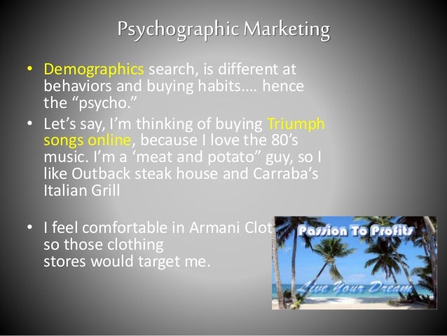 Psychographic Marketing | What You Show Know