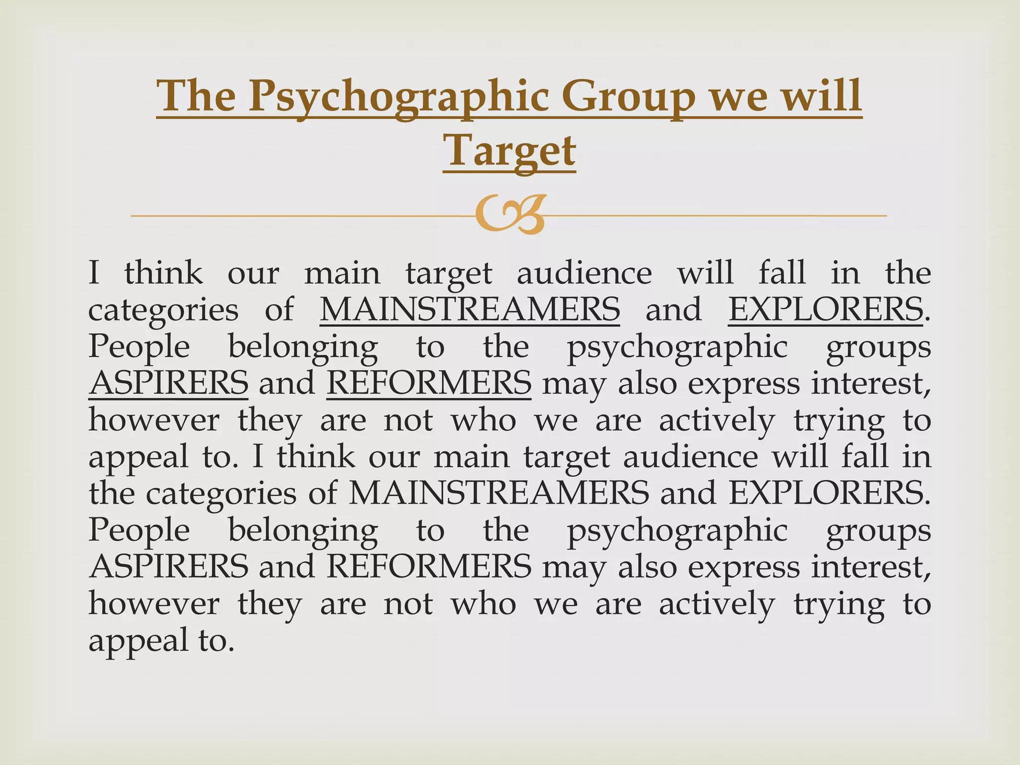 Psychographic profiling | PPTX