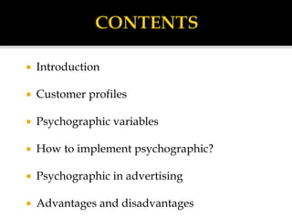 Psychographics | PPTX