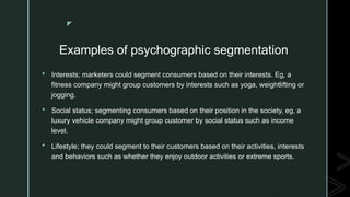 PSYCHOGRAPHIC SEGMENTATION IN TRAVEL AND TOURISM | PPTX