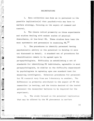 Psychokinesis and its possible implication to warfare strategy | PDF
