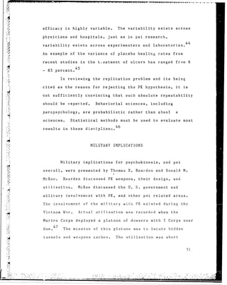 Psychokinesis and its possible implication to warfare strategy | PDF