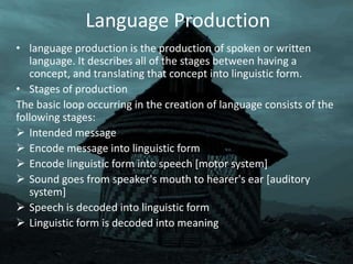 Psycholinguistics | PPTX