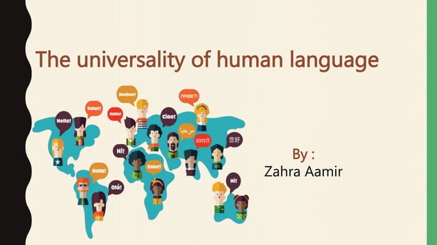 The universality of human language | PPTX