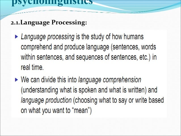 Psycholinguistics and foreign language teaching.
