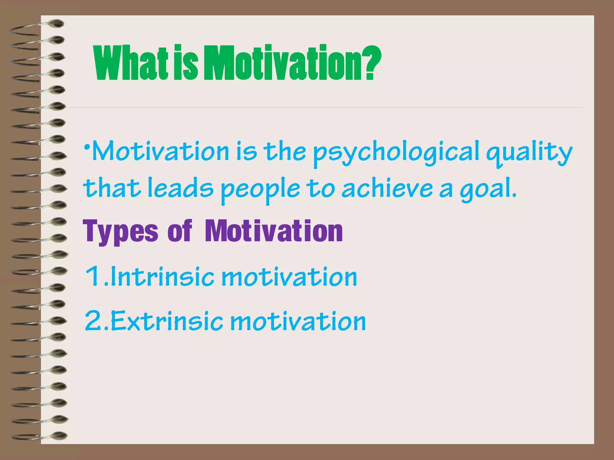 motivation in learning a second language | PPT