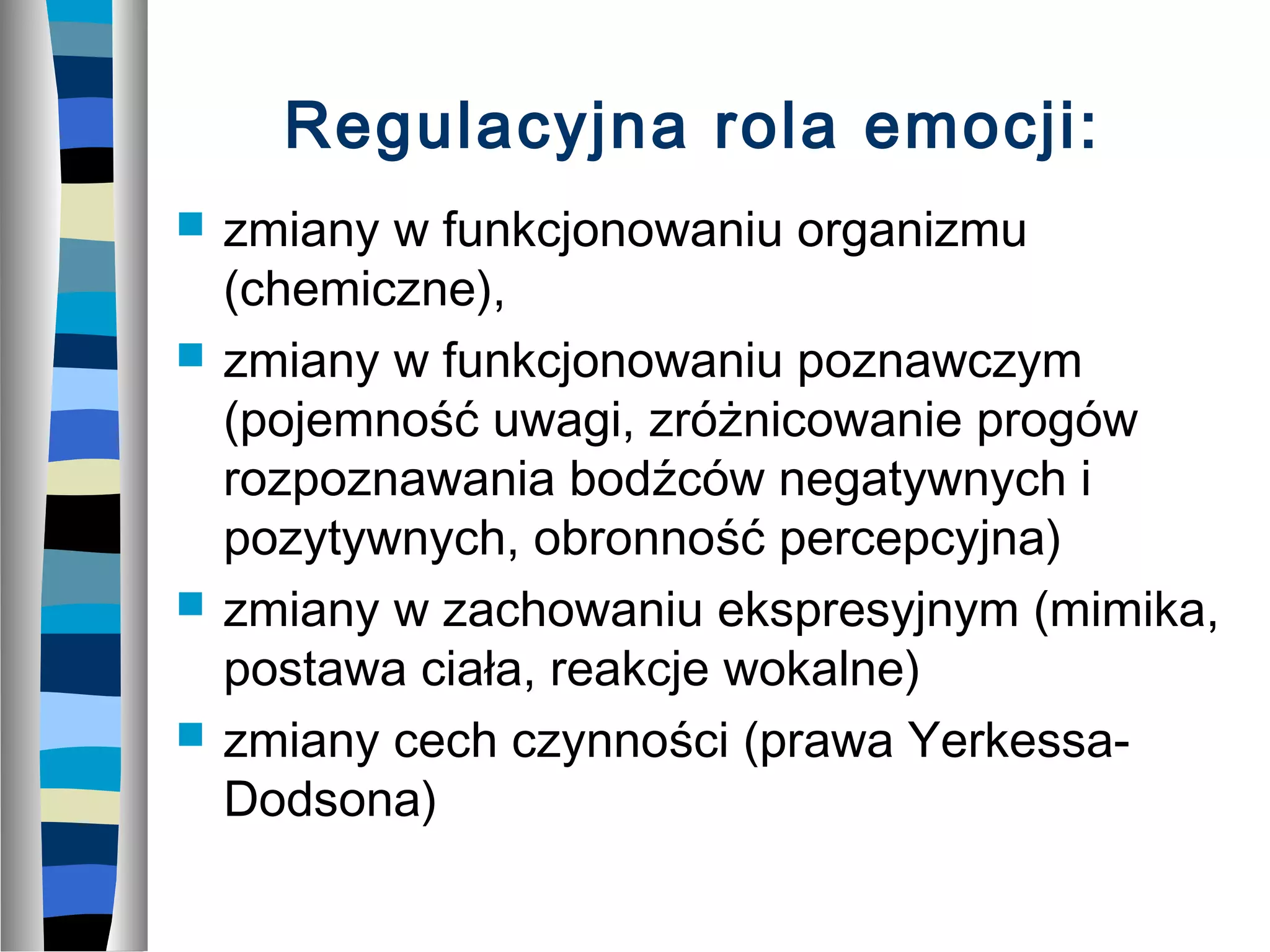 Psychologia w emocje i motywacje prezentacja 2 | PPT