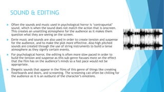 Psychological Horror | PPTX