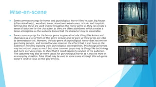 Psychological Horror | PPTX