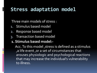 Psychological adaptation of stress.pptx1 | PPTX