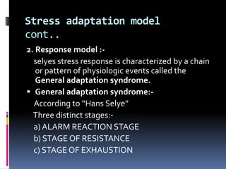 Psychological adaptation of stress.pptx1 | PPTX