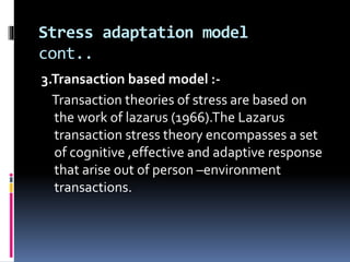 Psychological adaptation of stress.pptx1 | PPTX