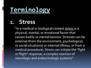 Psychological adaptation of stress.pptx1 | PPTX
