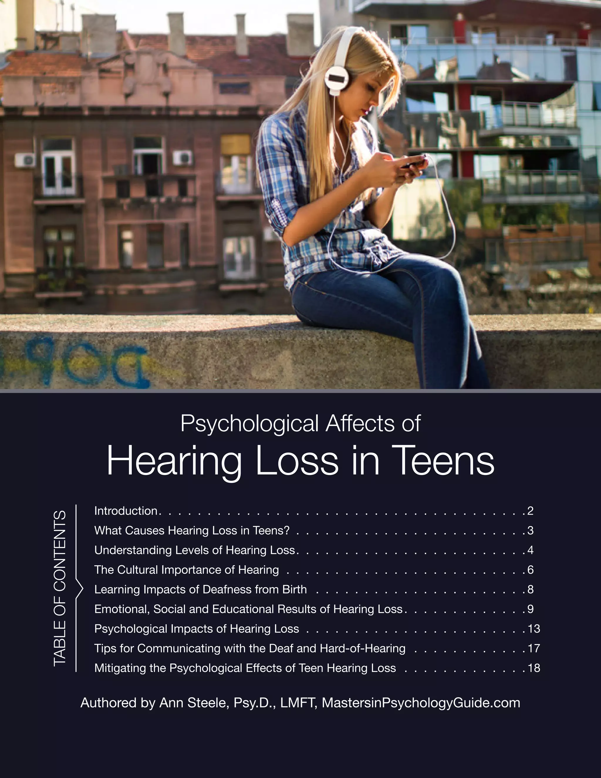 Psychological Affects of Hearing Loss in Teens | PDF