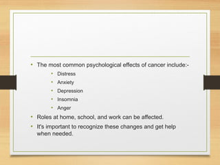 Psychological aspect of cancer BASE.pptx