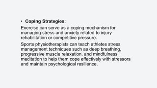 Psychological aspects of Exercise I Sports Psychology | PPTX
